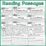 American Symbols Social Studies Reading Comprehension Passages K-2 ...