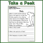 Countries Around the World Social Studies Reading Comprehension K-2 ...