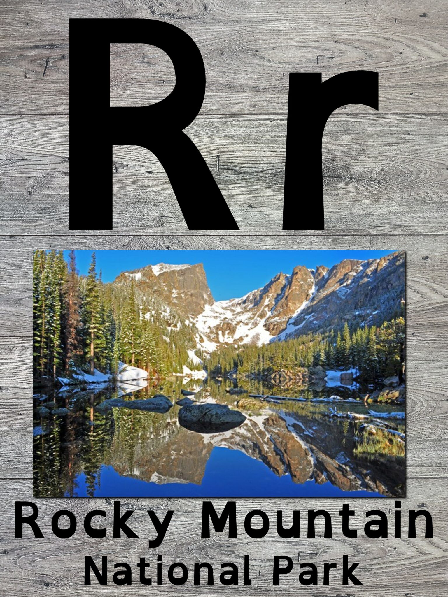 National Parks Alphabet Posters in Dyslexia Font | Made By Teachers