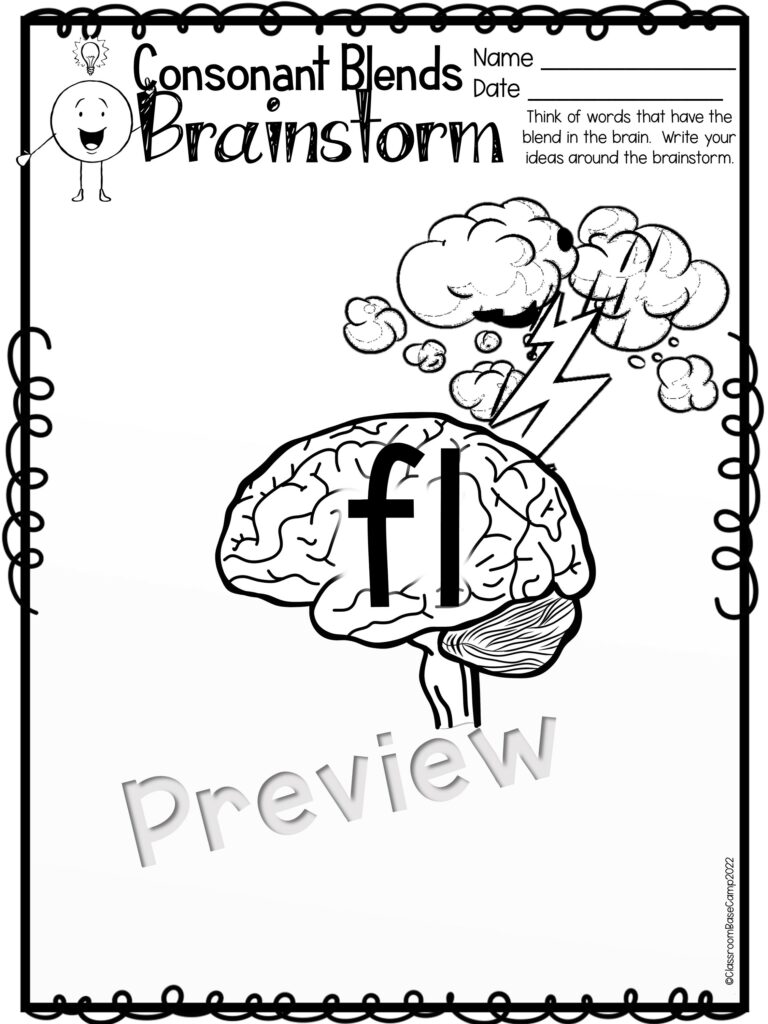 Beginning Blends Worksheets / Orton Gillingham Activities - Made By ...