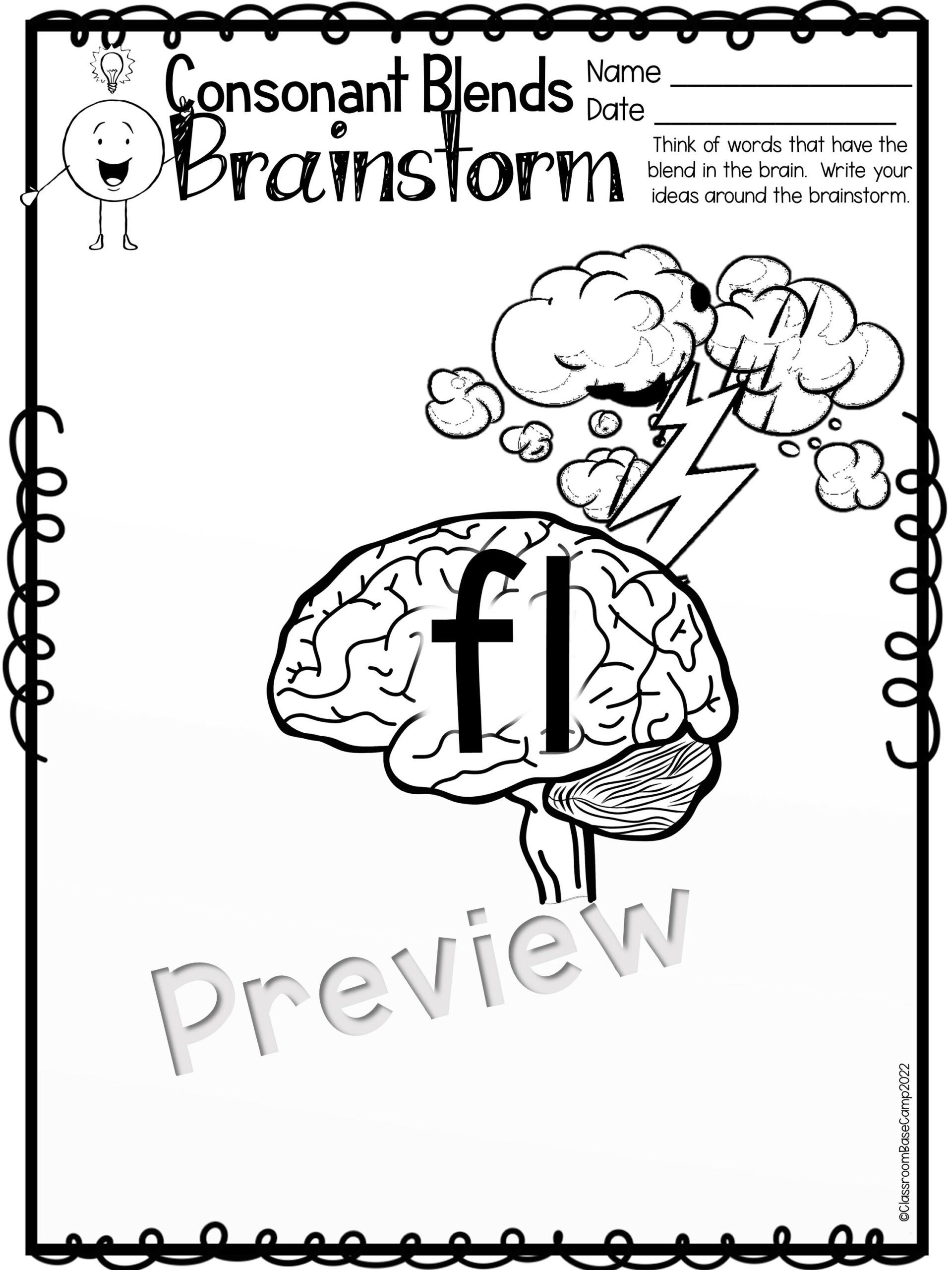 Beginning Blends Worksheets / Orton Gillingham Activities | Made By ...