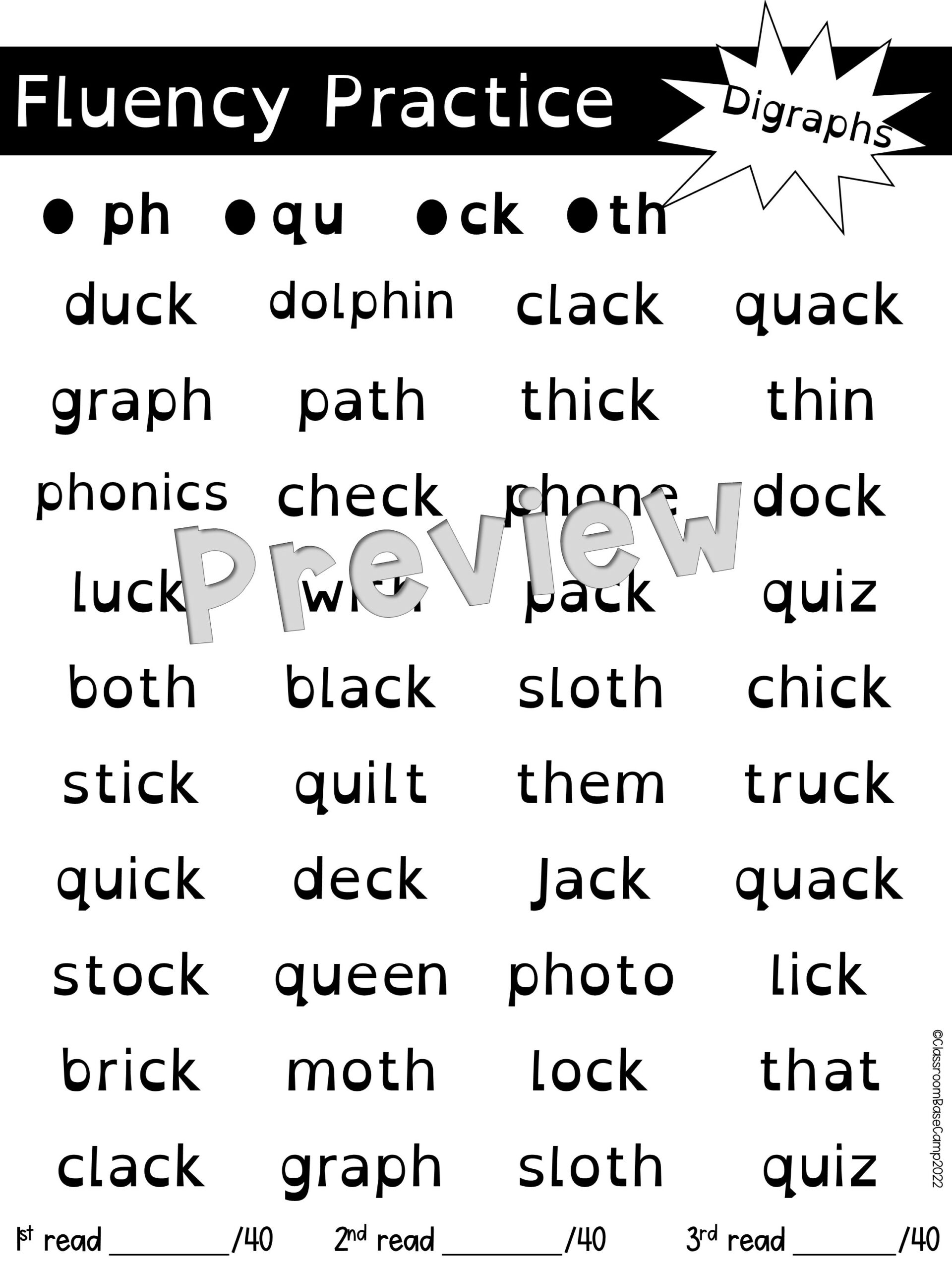 Digraphs - Orton Gillingham Digraph Worksheets | Made By Teachers