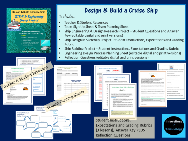 Design and Build a Cruise Ship - STEM and Engineering Group Project ...