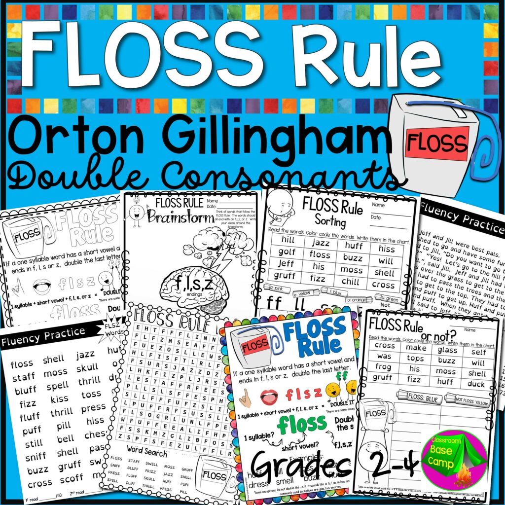 FLOSS Rule - Orton Gillingham | Made By Teachers