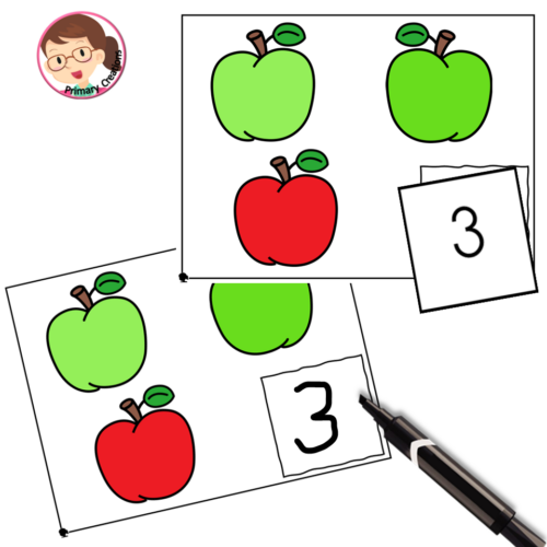 Apple Activities - Counting to 10, Counting to 20, Counting to 30 ...