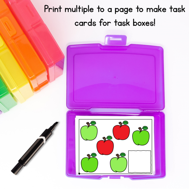 Apple Activities - Counting to 10, Counting to 20, Counting to 30 ...