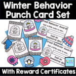 Winter Behavior Punch Cards and Reward Certificates - Made By Teachers