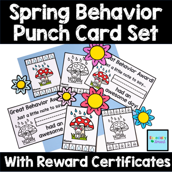 Spring Behavior Punch Cards and Reward Certificates (Copy) | Made By ...