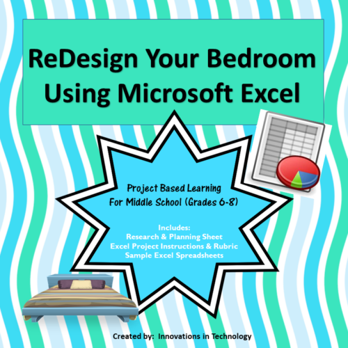 ReDesign Your Bedroom using Microsoft Excel - Made By Teachers