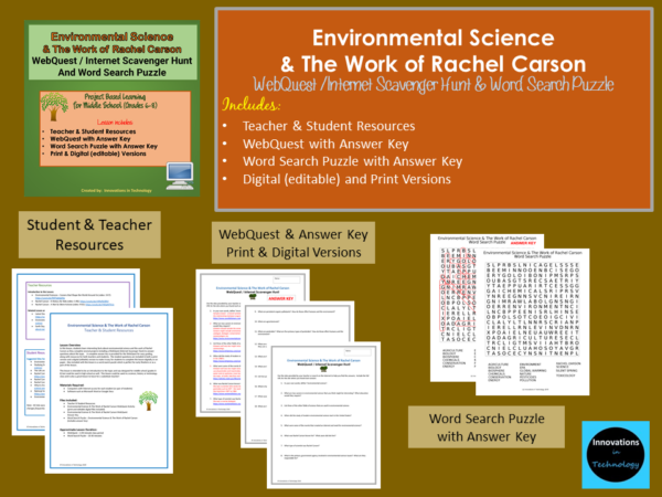 Environmental Science WebQuest Internet Scavenger Hunt - Made By Teachers