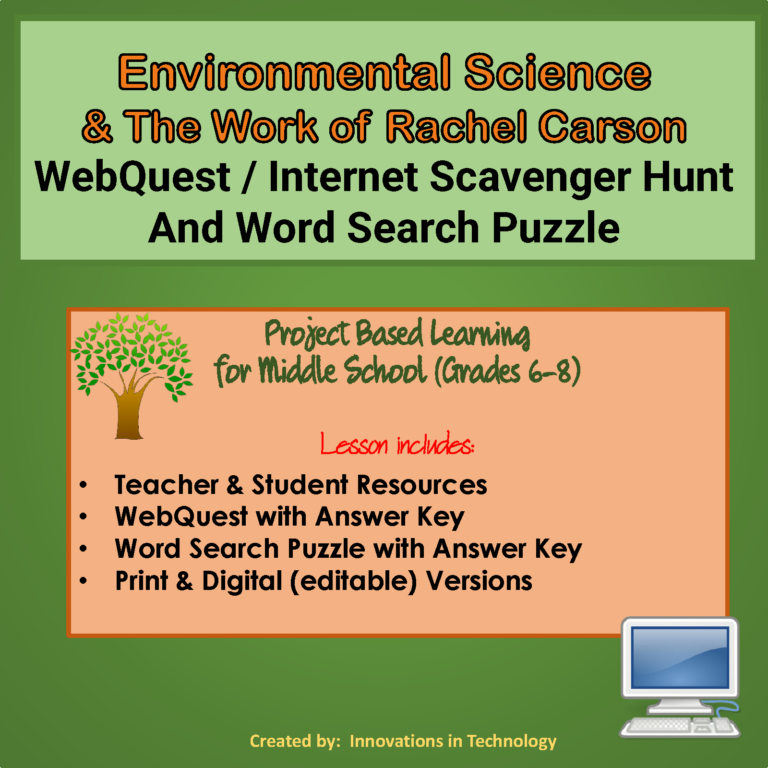 Environmental Science WebQuest Internet Scavenger Hunt - Made By Teachers
