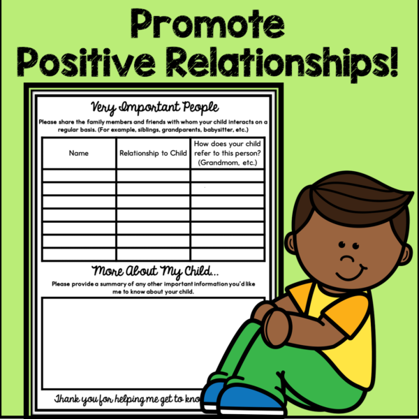 Back to School Reinforcer Survey and Student Information Form | Made By ...