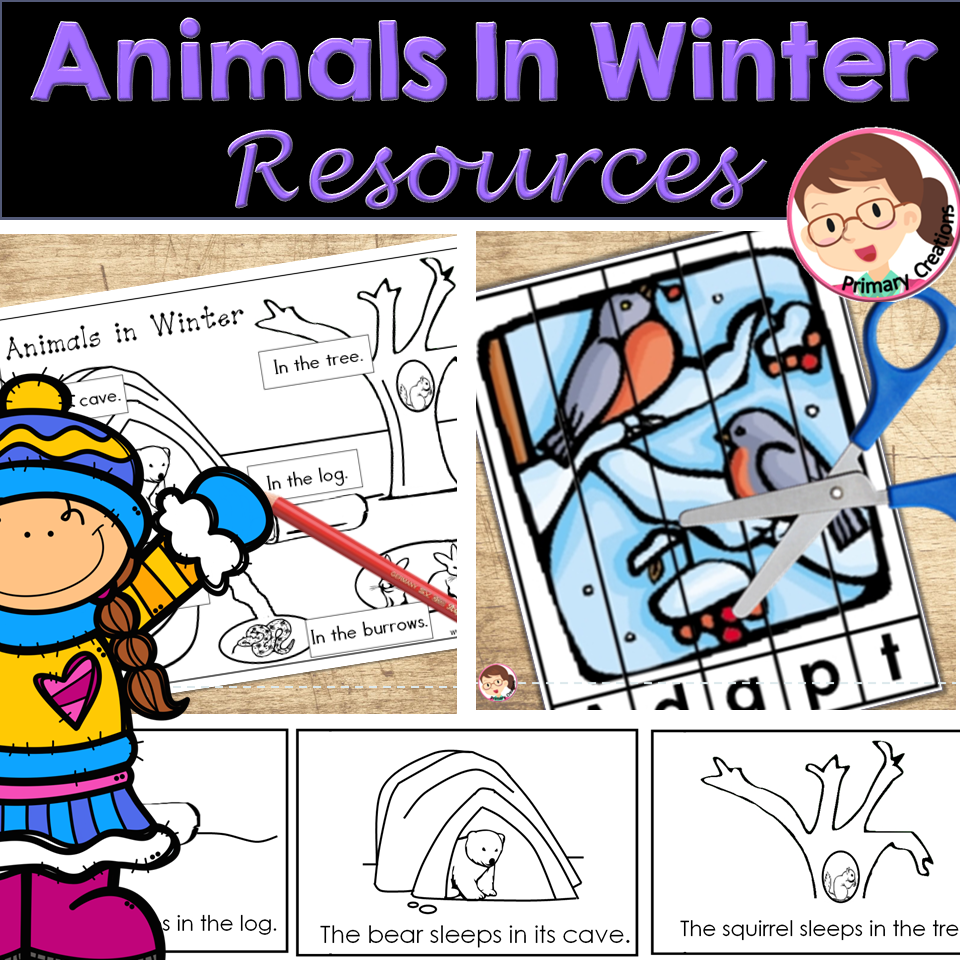 Animals in Winter Preschool and PreK Literacy Activities | Made By Teachers