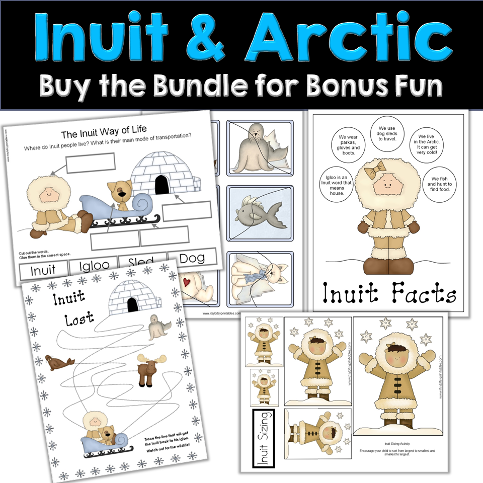 Winter Activities Arctic Animals Preschool and PreK - Made By Teachers