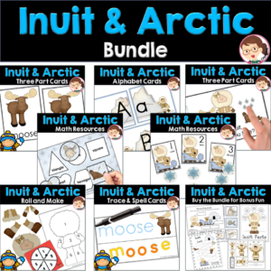 Winter Activities Arctic Animals Inuit Life for Preschool and PreK ...