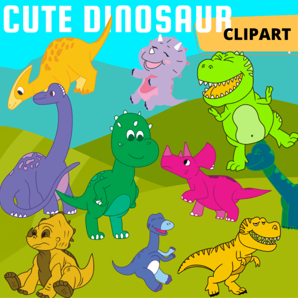 Dinosaur Clipart | Made By Teachers