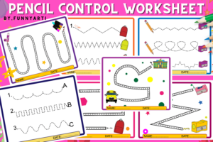 Pencil Control, Working pages for children,Back to school Activity ...