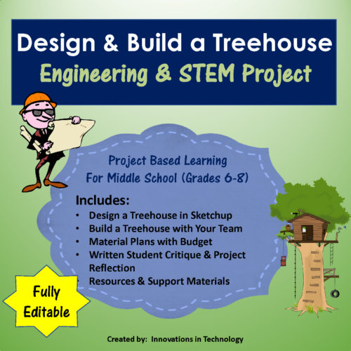 Design & Build a Treehouse - STEM Project - Made By Teachers