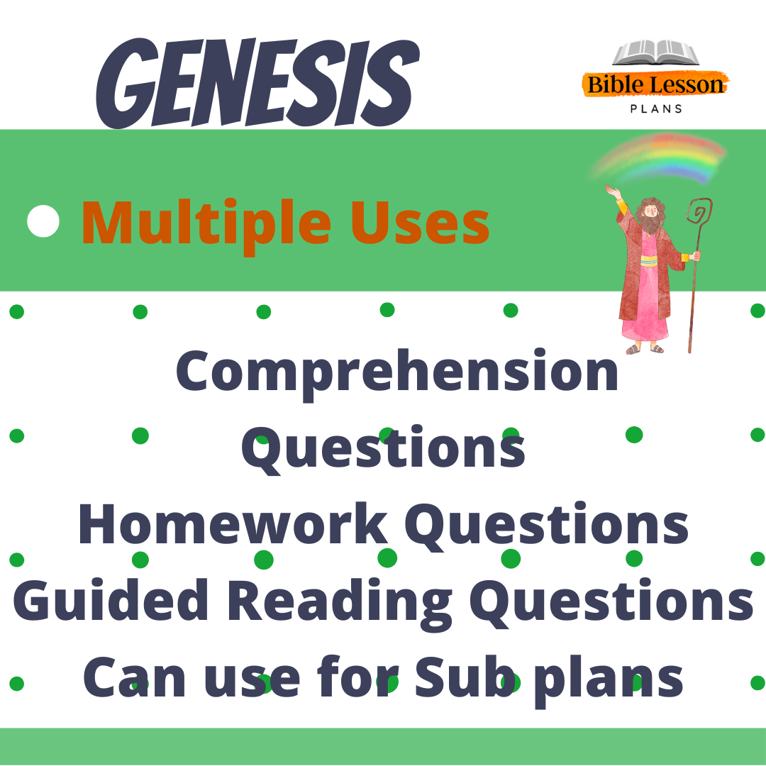 The Genesis Bible Study Questions Bundle | Made By Teachers