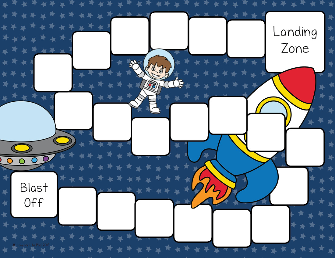 Outer Space Path Game - Made By Teachers