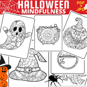 Halloween Mindfulness Coloring Pages | Made By Teachers