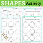 2D Shape Color Trace and Join the Dots,Worksheets - Made By Teachers