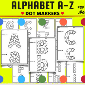 Letter Recognition Alphabet Dot Marker Activity, Bingo Dabber | Made By ...