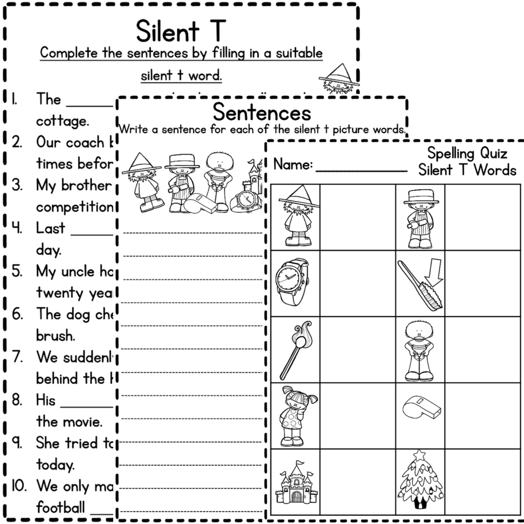 Silent T Worksheets | Made By Teachers
