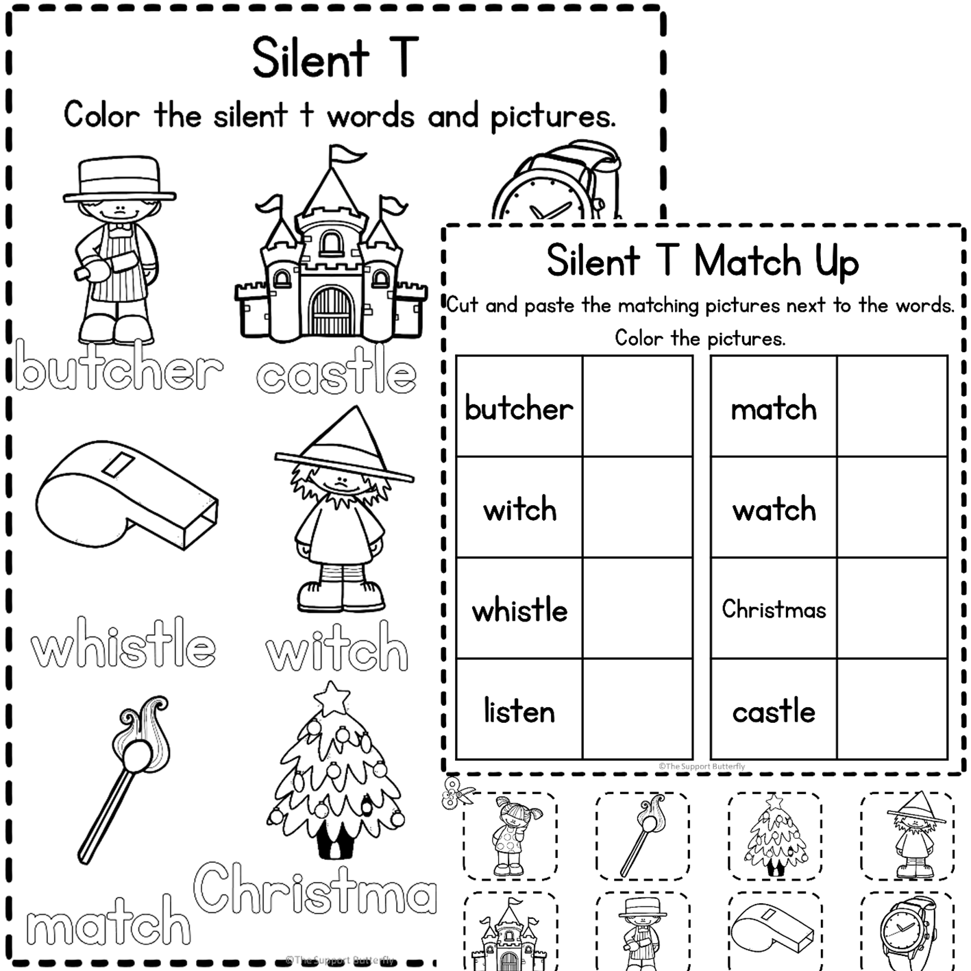 Silent T Worksheets | Made By Teachers