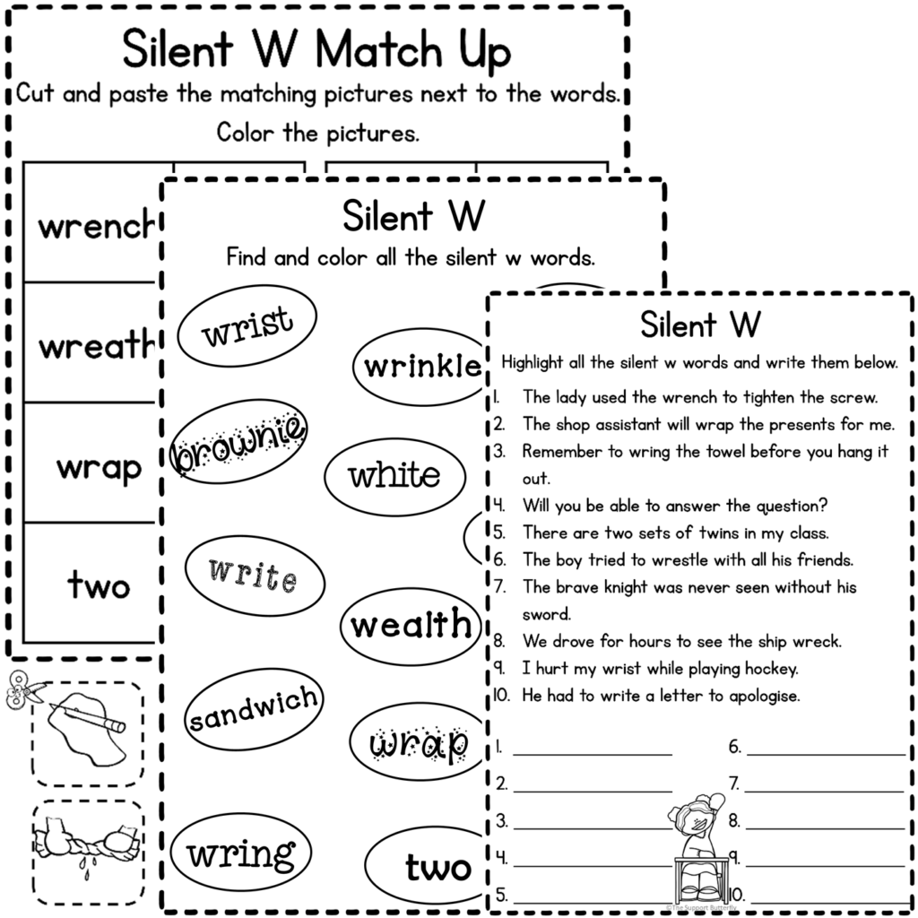 Silent W Worksheets - Made By Teachers
