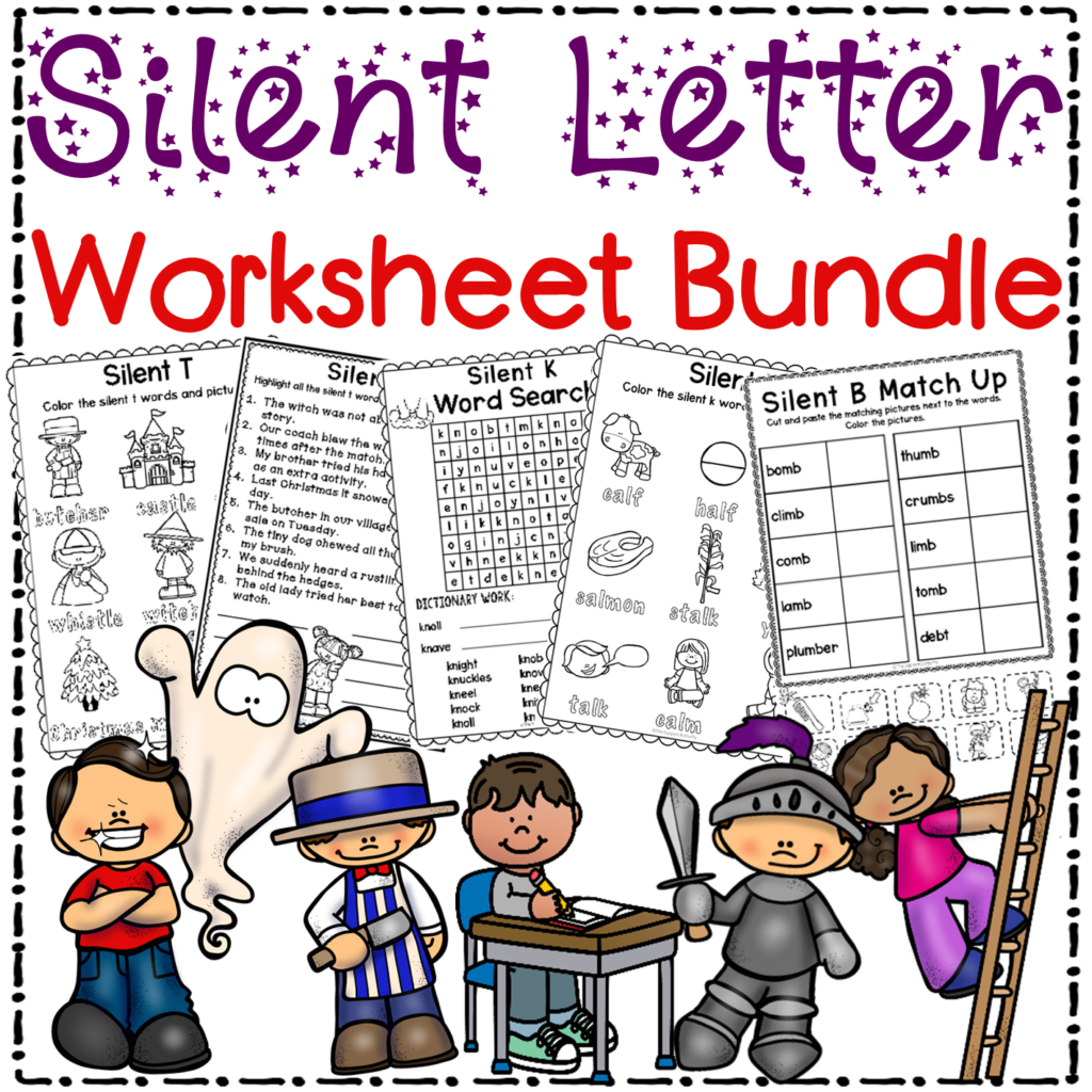 Silent Letter Worksheet Bundle | Made By Teachers
