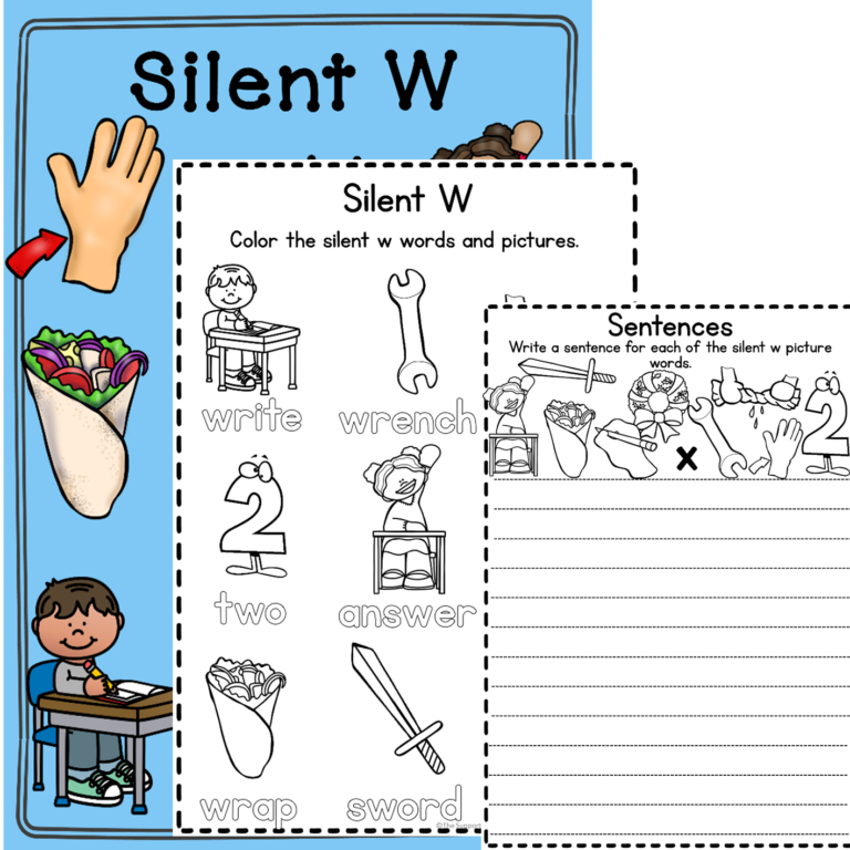 Silent Letter Worksheet Bundle | Made By Teachers