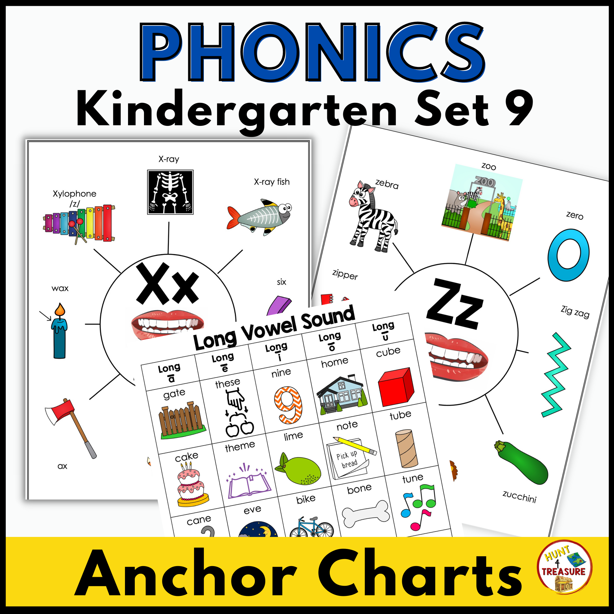 Benchmark Advance Phonics Anchor Charts & Activities | Kindergarten ...