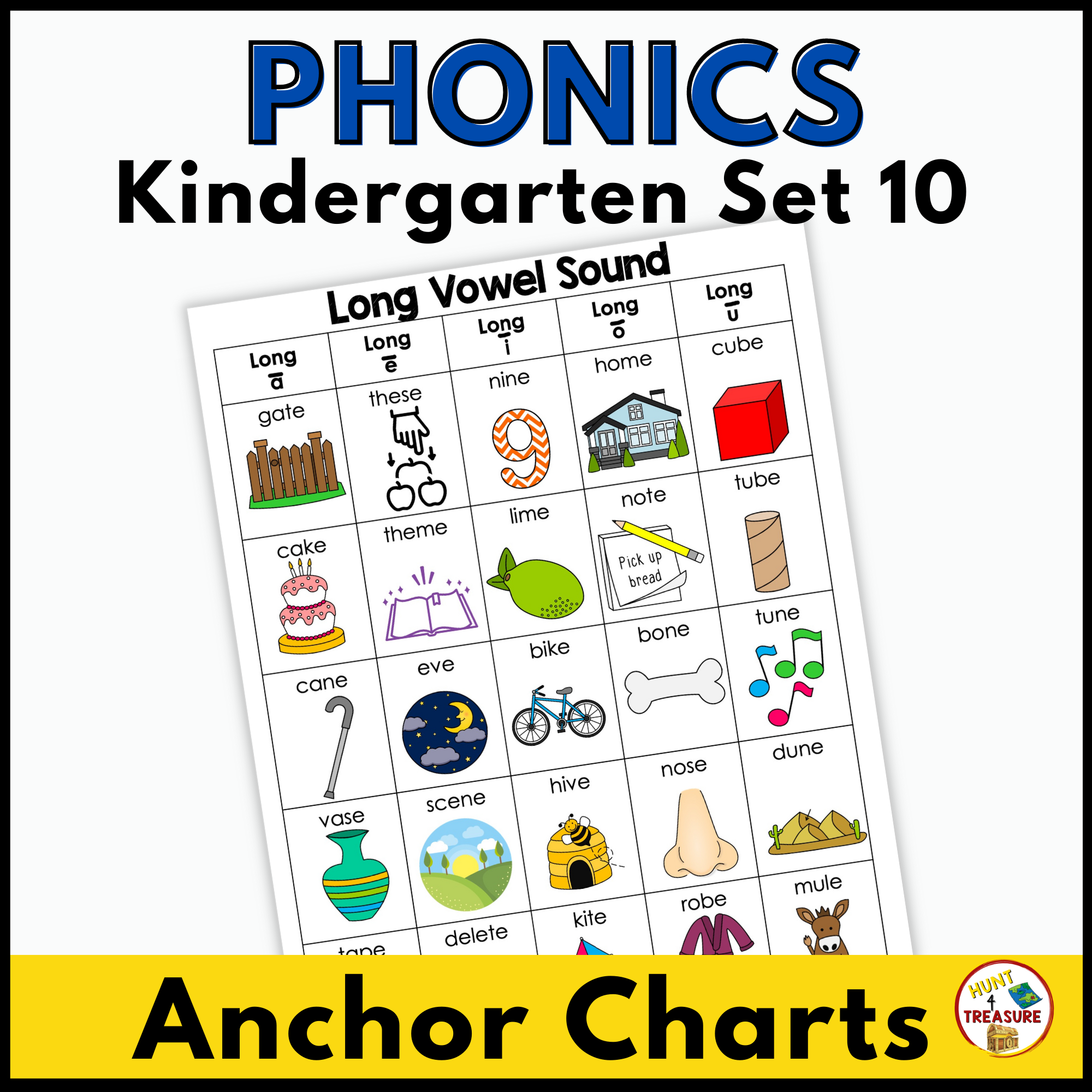 Benchmark Advance Phonics Charts & Activities | Kindergarten Unit 10 ...