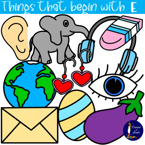 Things That Begin With E - Made By Teachers