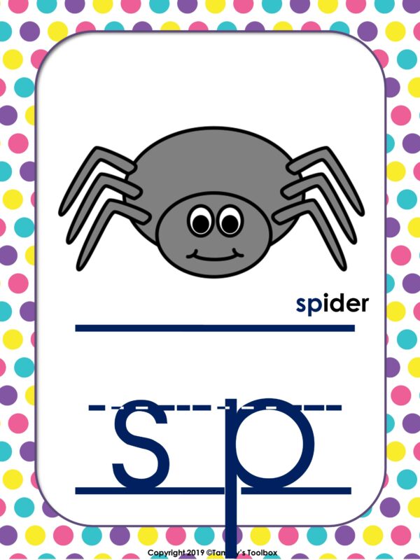 Alphabet Posters and Phonics Charts in Polka Dot Classroom Decor Theme ...