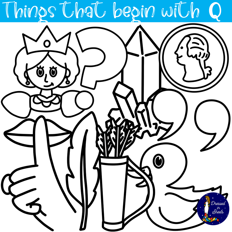 Things That Begin With Q - Made By Teachers