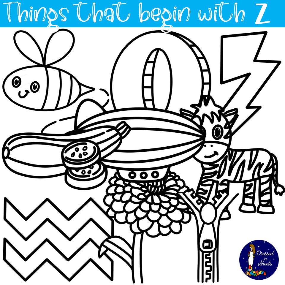 Things That Begin With Z - Made By Teachers