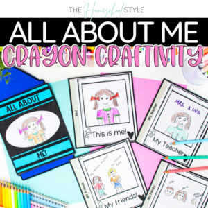 All About Me Writing Activity & Crayon Craft - Made By Teachers