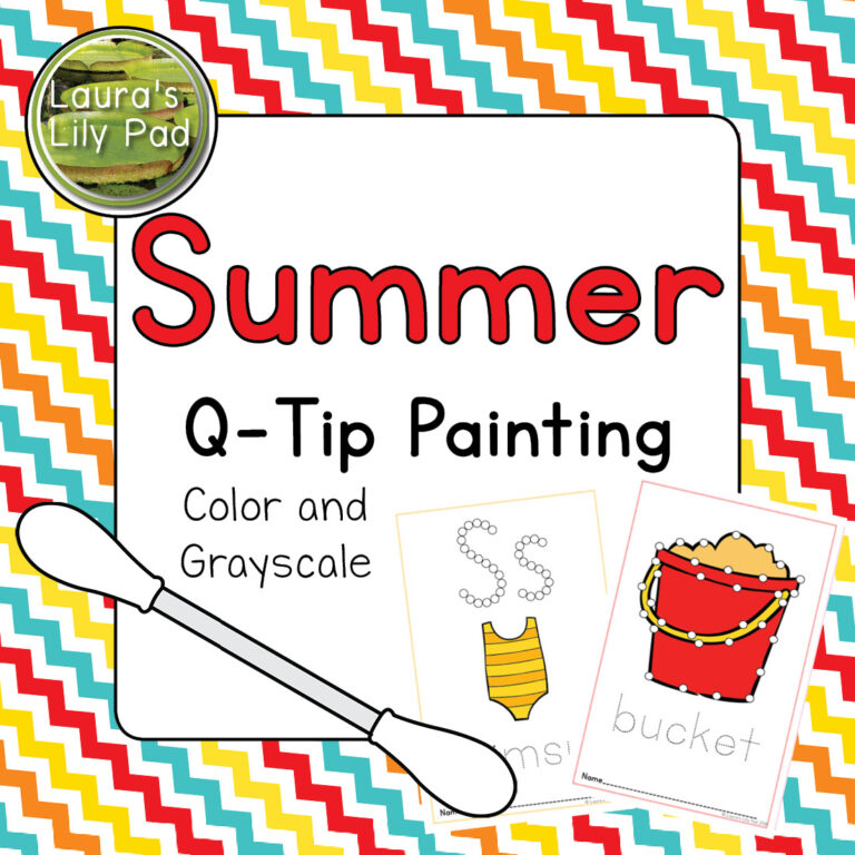 Spring Q-tip Painting | Made By Teachers