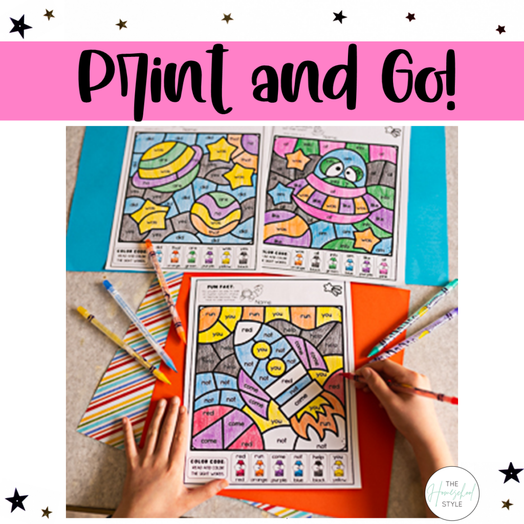 FREE Space Color by Sight Word Pre-Primer and Primer Editable | Made By ...