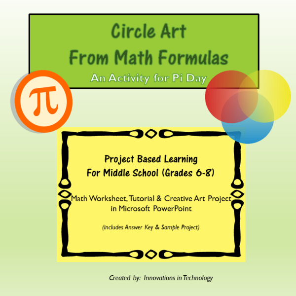Circle Art from Math Formulas - A Pi Day Activity | Made By Teachers