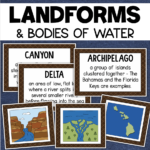 Landforms and Bodies of Water Geography Vocabulary - Made By Teachers