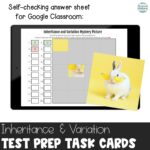 Inheritance and Variation Test Prep Task Cards - TNReady Science 5.LS3 ...