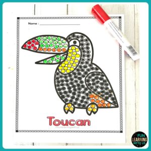 Birds Q-Tip Crafts | Nature Themed Fine Motor Activity | Made By Teachers