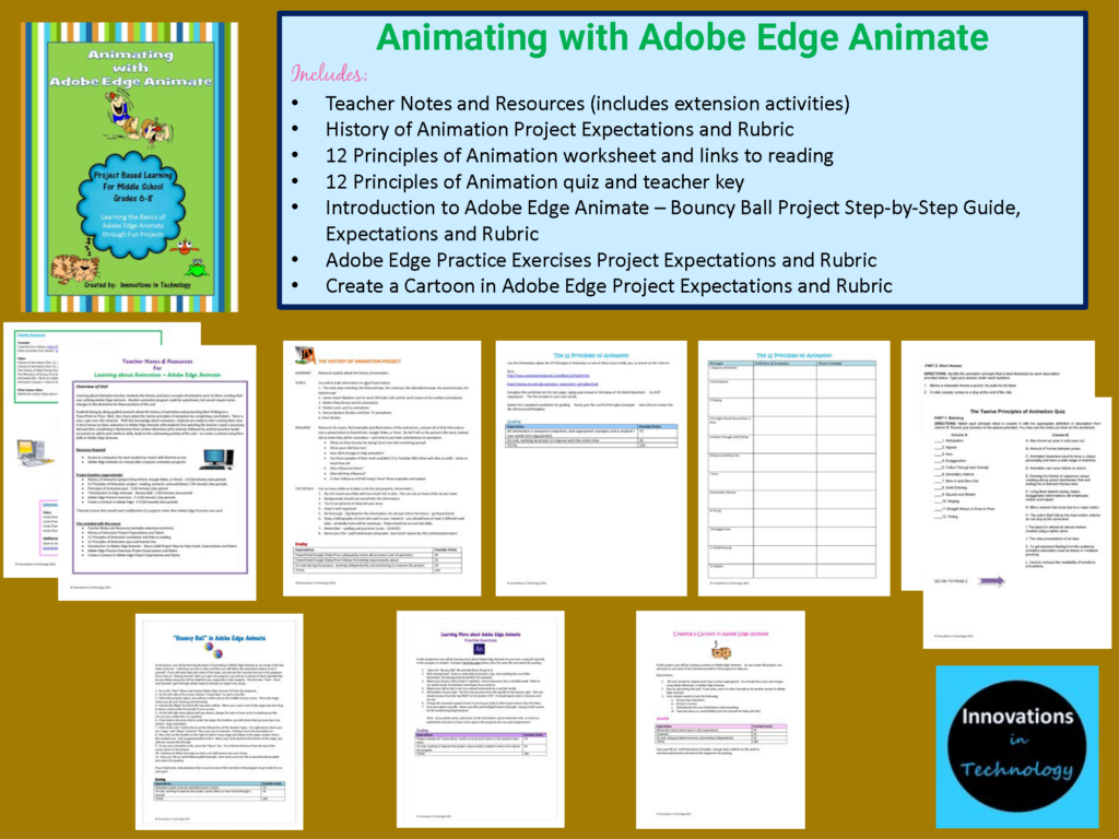 Learning about Animation using Adobe Edge Animate | Made By Teachers