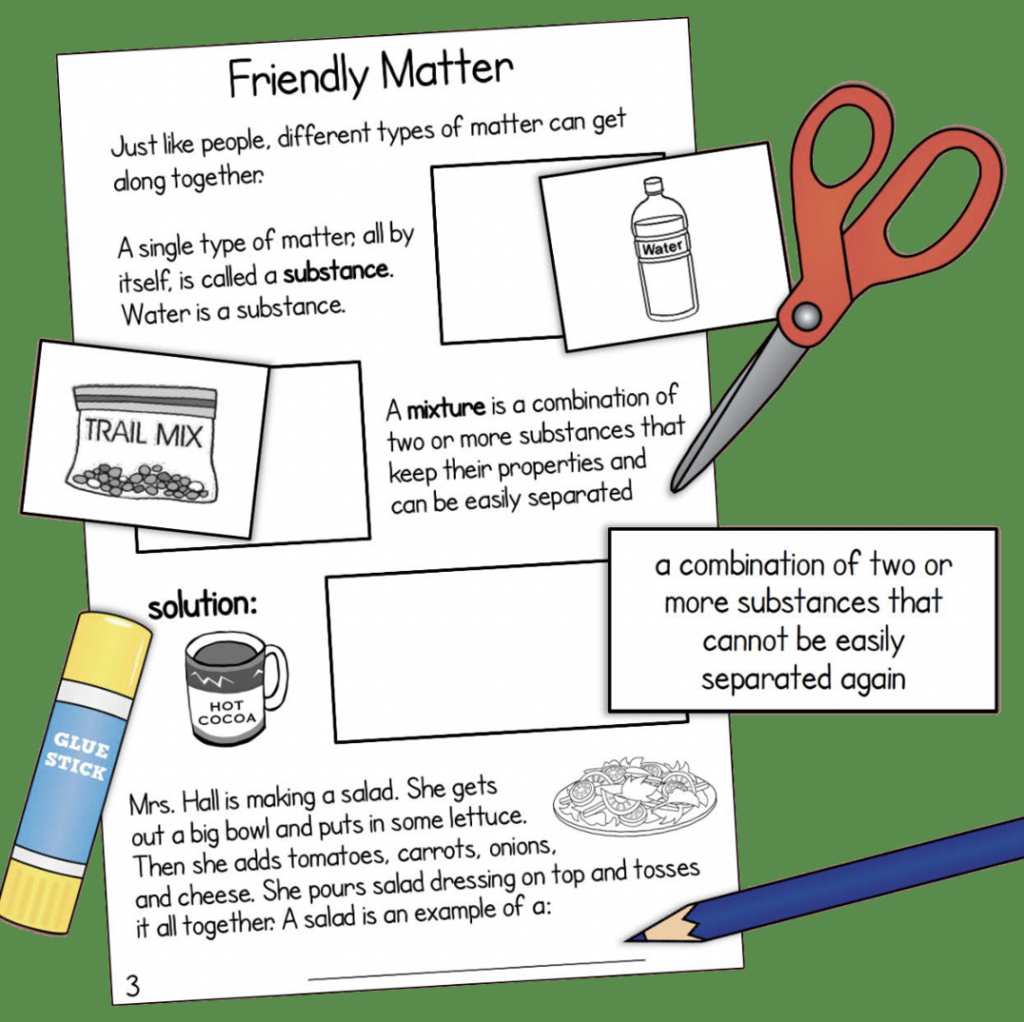 Physical and Chemical CHANGES IN MATTER Interactive Science Book | Made ...