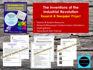 Inventions of the Industrial Revolution - Research & Newspaper Project ...