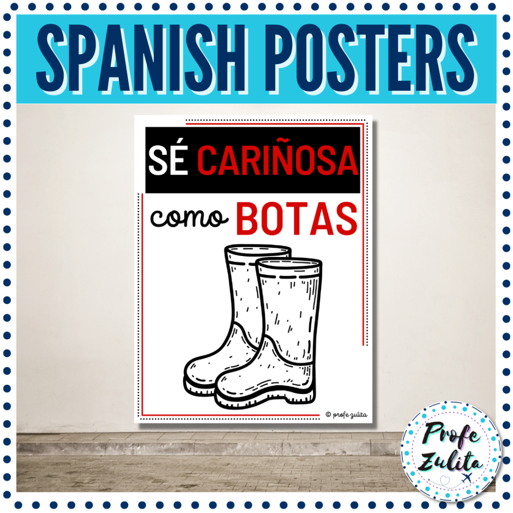Spanish Library FVR Back to School Posters - Made By Teachers