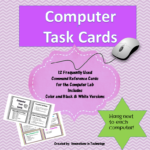 Computer Lab Task Cards | Made By Teachers